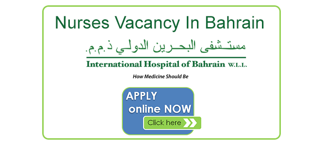 Nurses Vacancy In Bahrain - Nursing Jobs